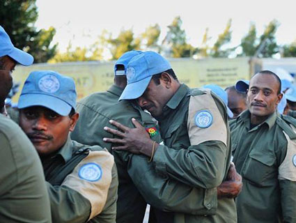 Pacific.scoop.co.nz » Fiji’s diplomats greet UN peacekeepers’ freedom ...